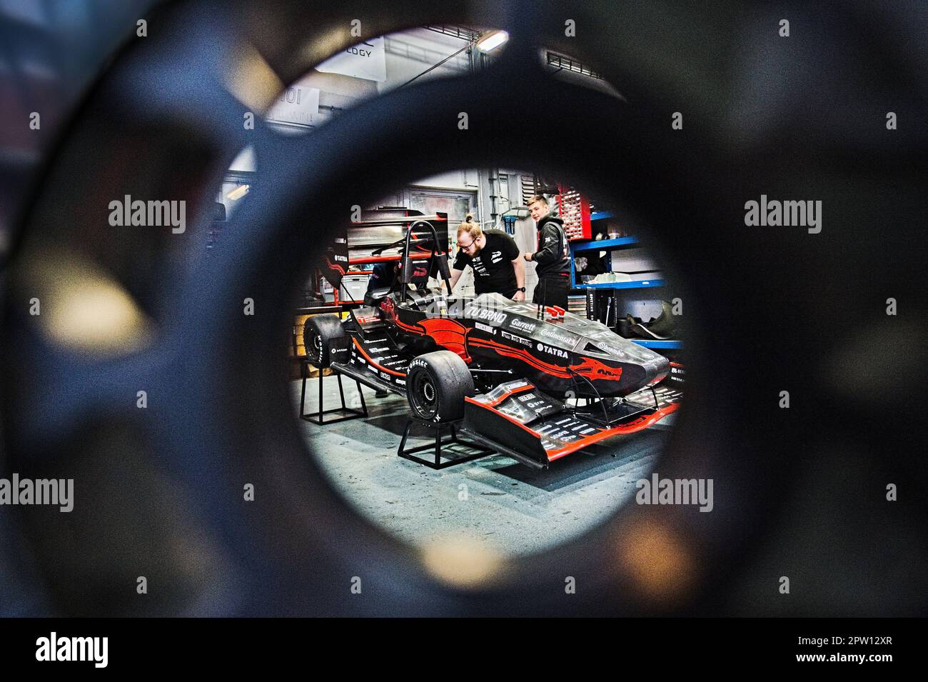 Brno, Czech Republic. 28th Apr, 2023. Students of the Technical ...