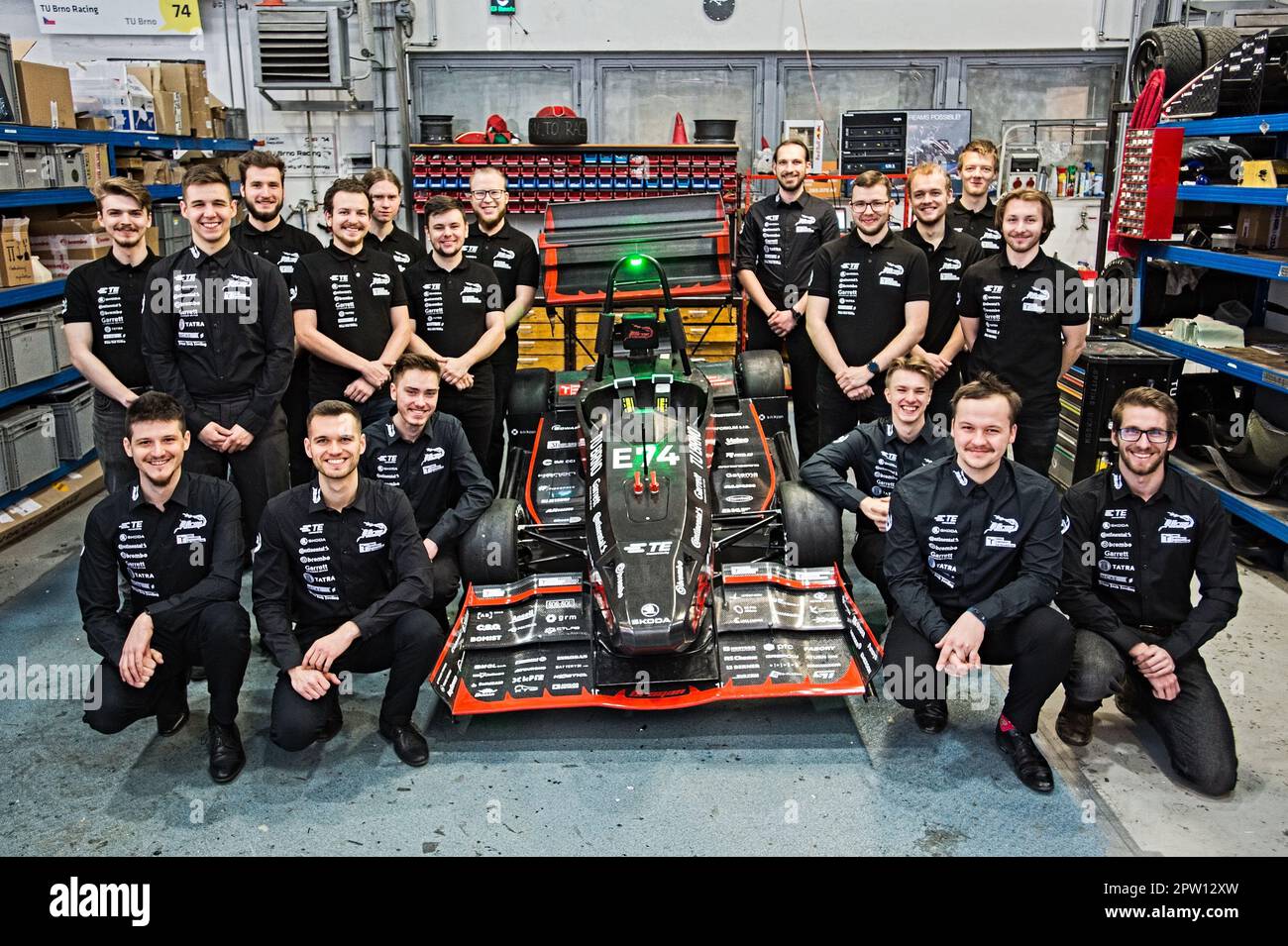 Brno, Czech Republic. 28th Apr, 2023. Students of the Technical ...