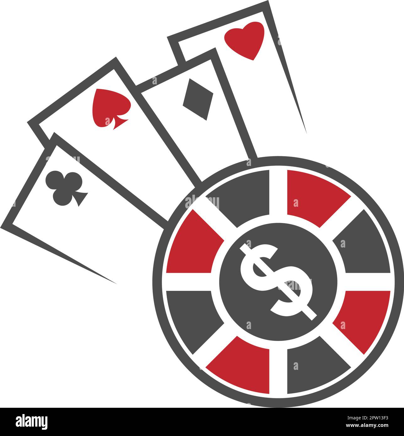Gambling icon logo illustration Stock Vector Image & Art - Alamy