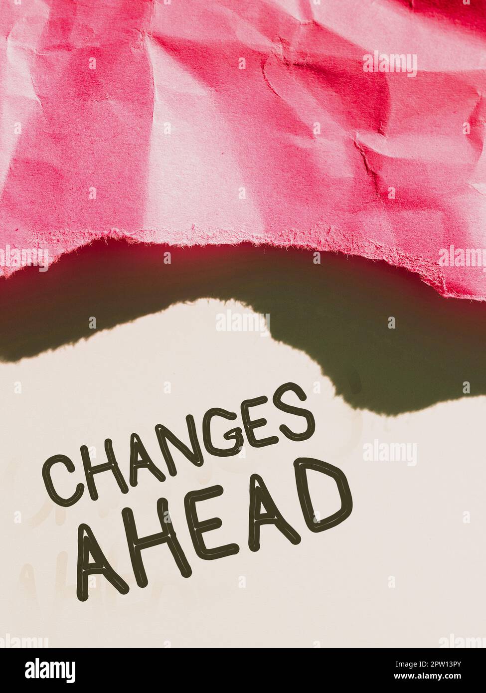 Inspiration showing sign Changes Ahead, Business showcase to replace ...