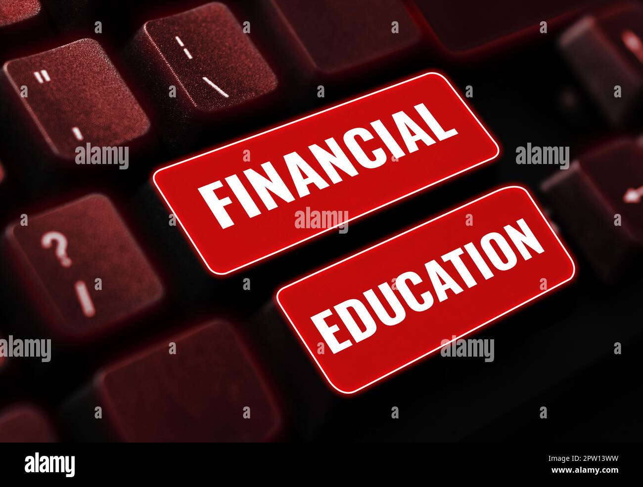 Sign displaying Financial Education, Business showcase Understanding ...