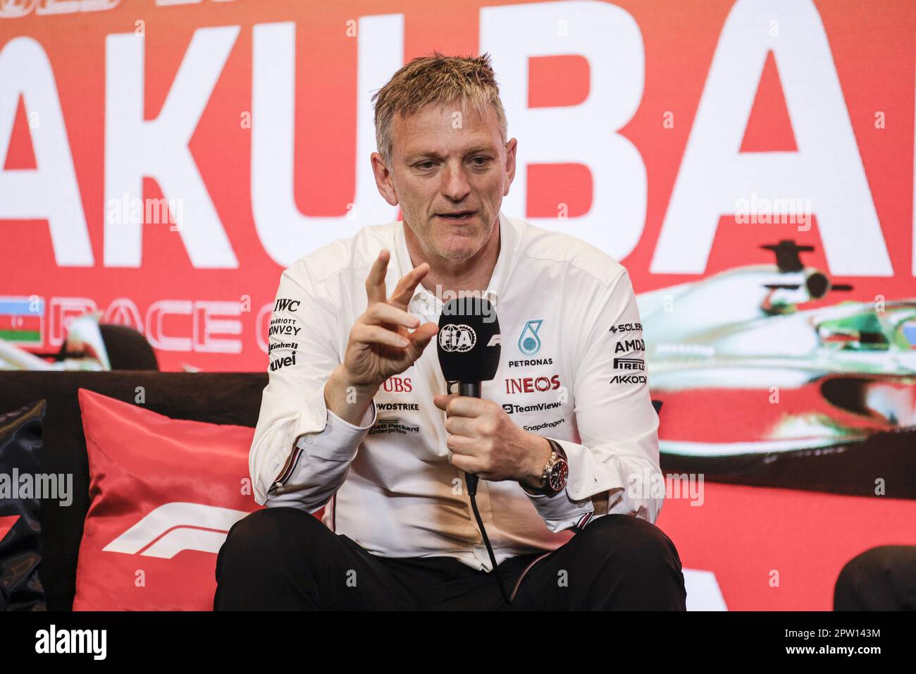 Baku, Azerbaijan. 28th Apr, 2023. THOMAS Rob, Chief Operating Officer ...