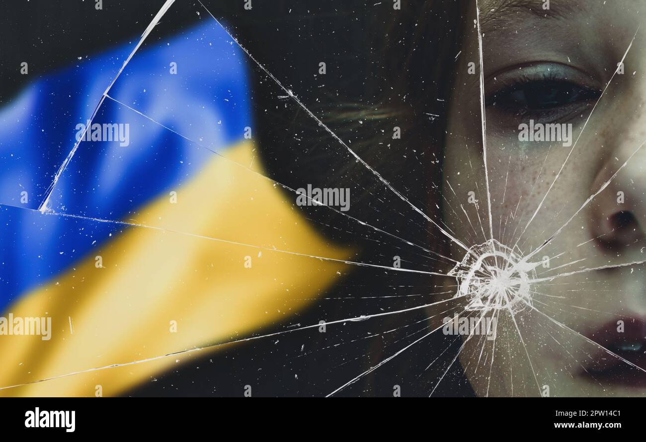 Crying Ukrainian child because of the war Stock Photo - Alamy Crying Ukrainian child because of the war Stock Photo - Alamy
