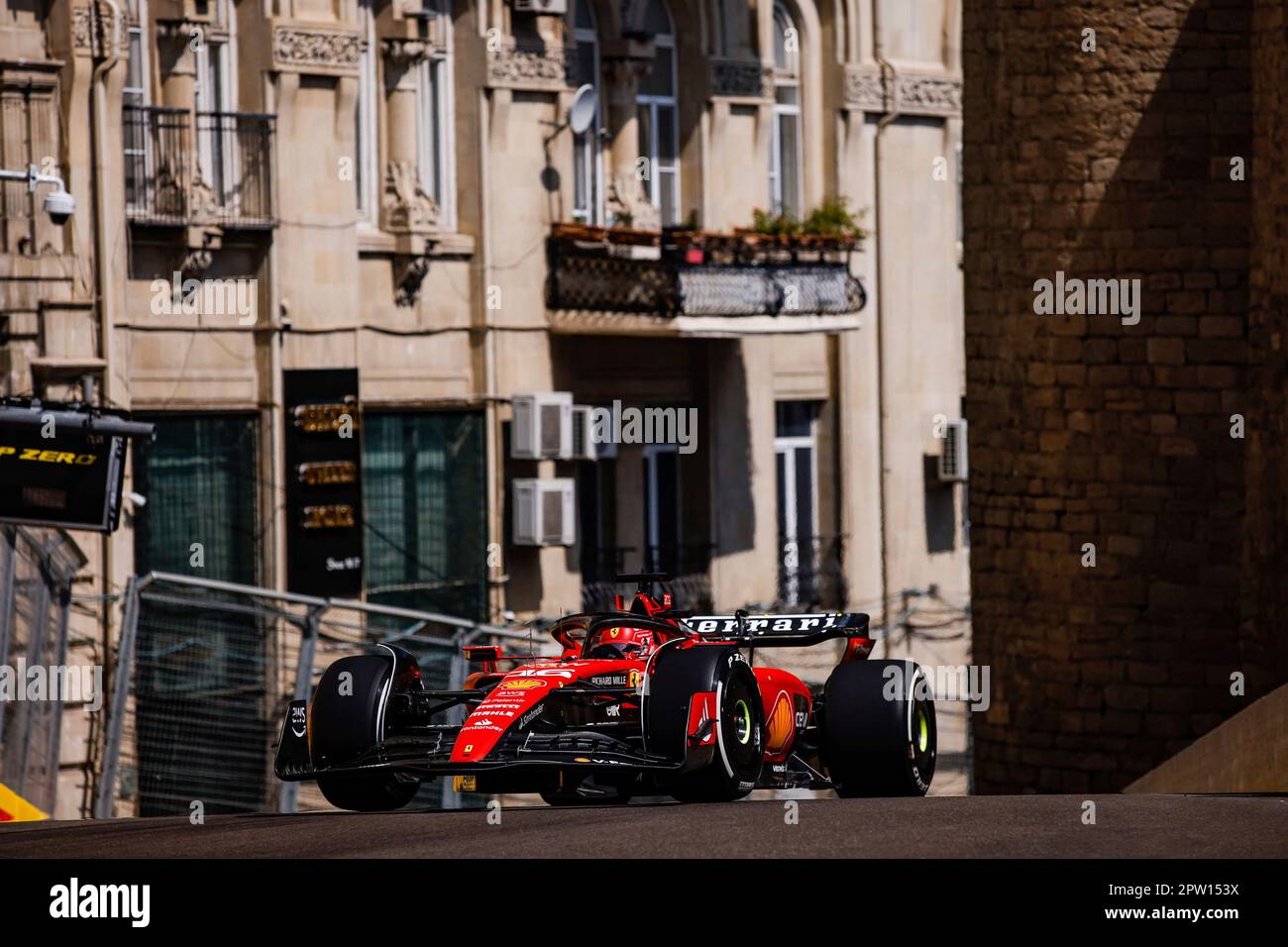 Baku, Azerbaijan. 28th Apr, 2023. #16 Charles Leclerc (MCO, Scuderia Ferrari), F1 Grand Prix of ...