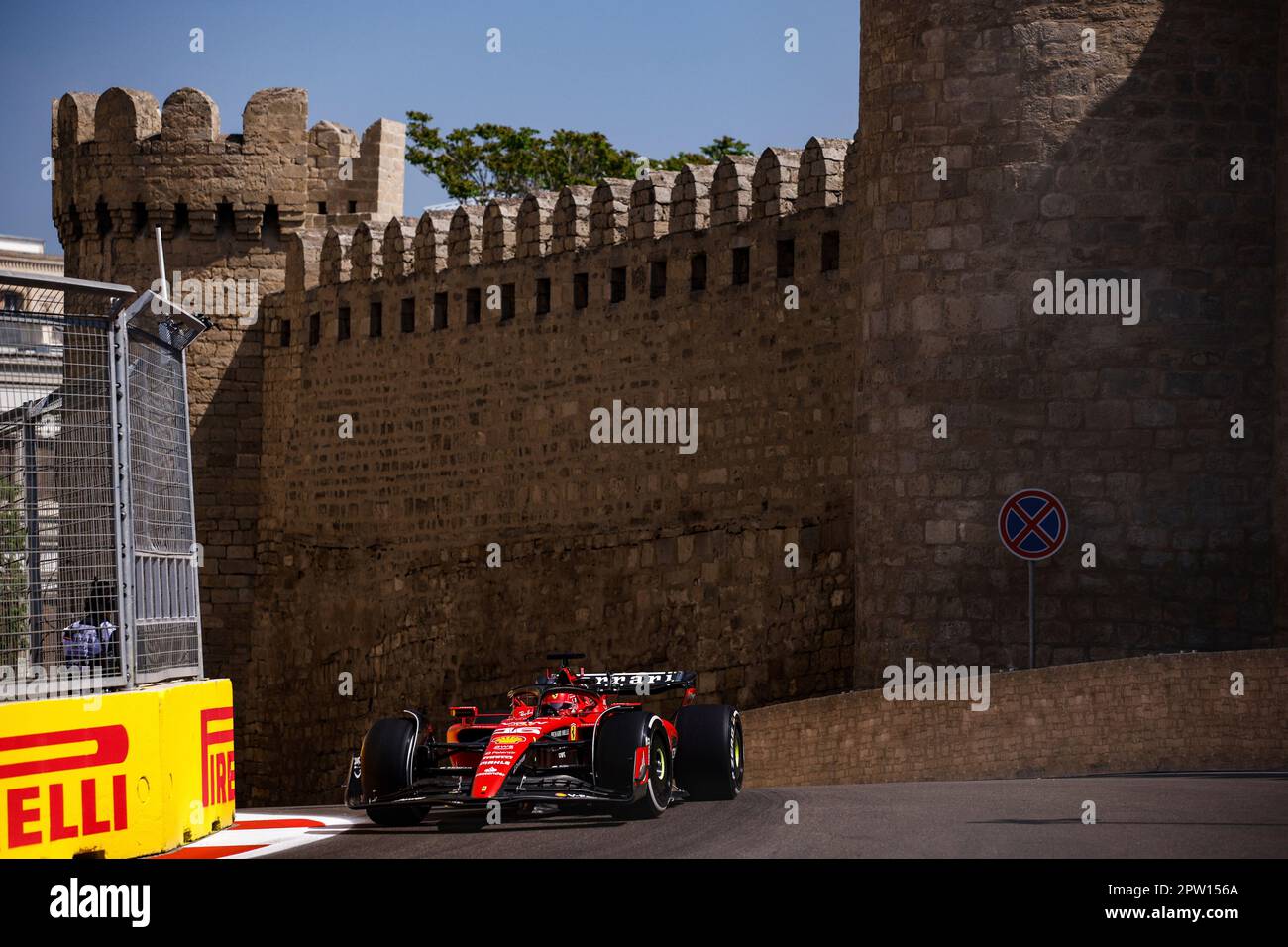 Baku, Azerbaijan. 28th Apr, 2023. #16 Charles Leclerc (MCO, Scuderia Ferrari), F1 Grand Prix of ...