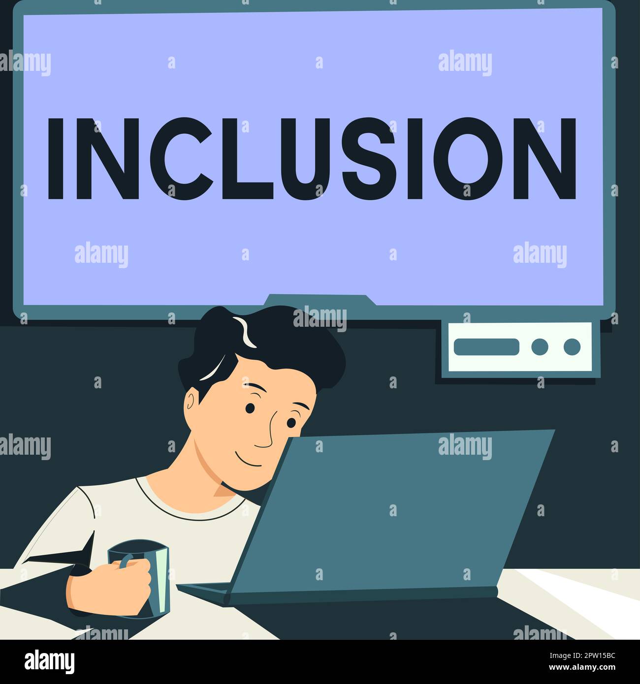 Text showing inspiration Inclusion, Conceptual photo action state ...