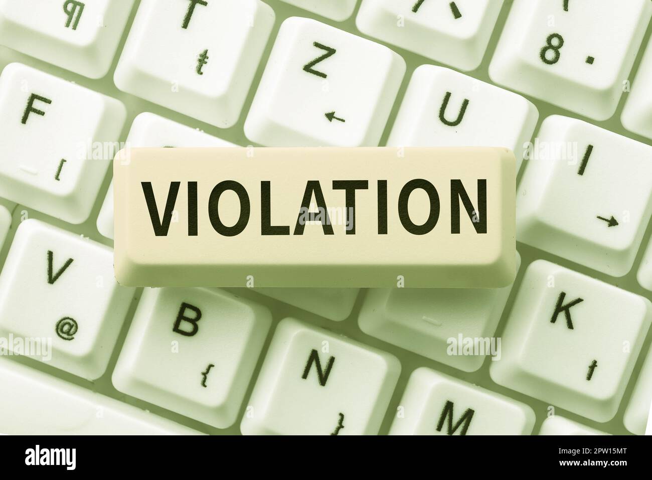 Hand writing sign Violation, Business overview an infringement of ...