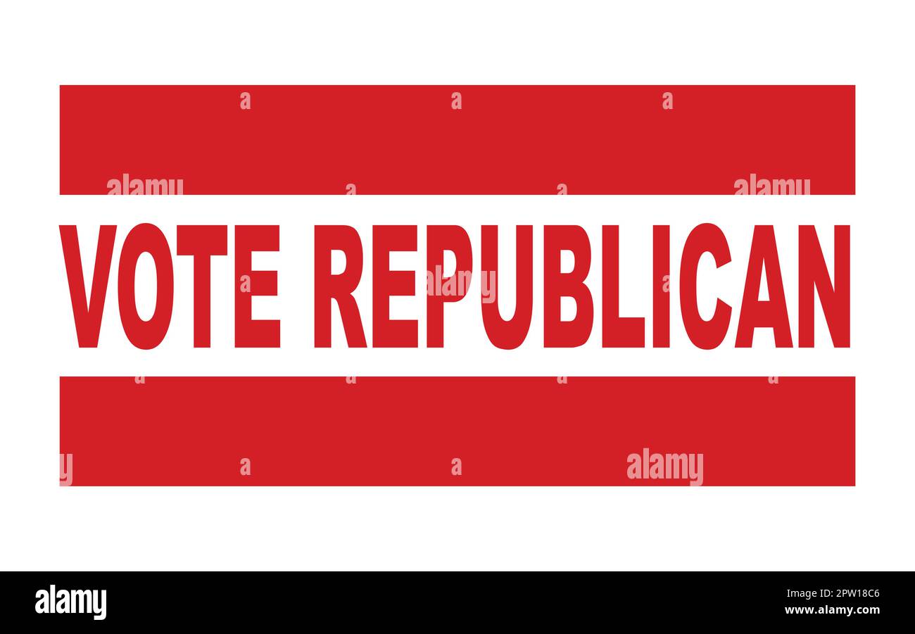 Republican stamp illustration Stock Vector Images - Alamy