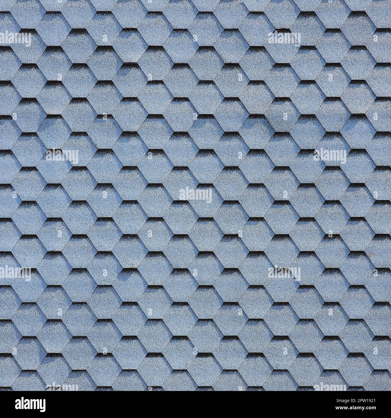 Modern roofing and decoration of chimneys. Flexible bitumen or slate ...