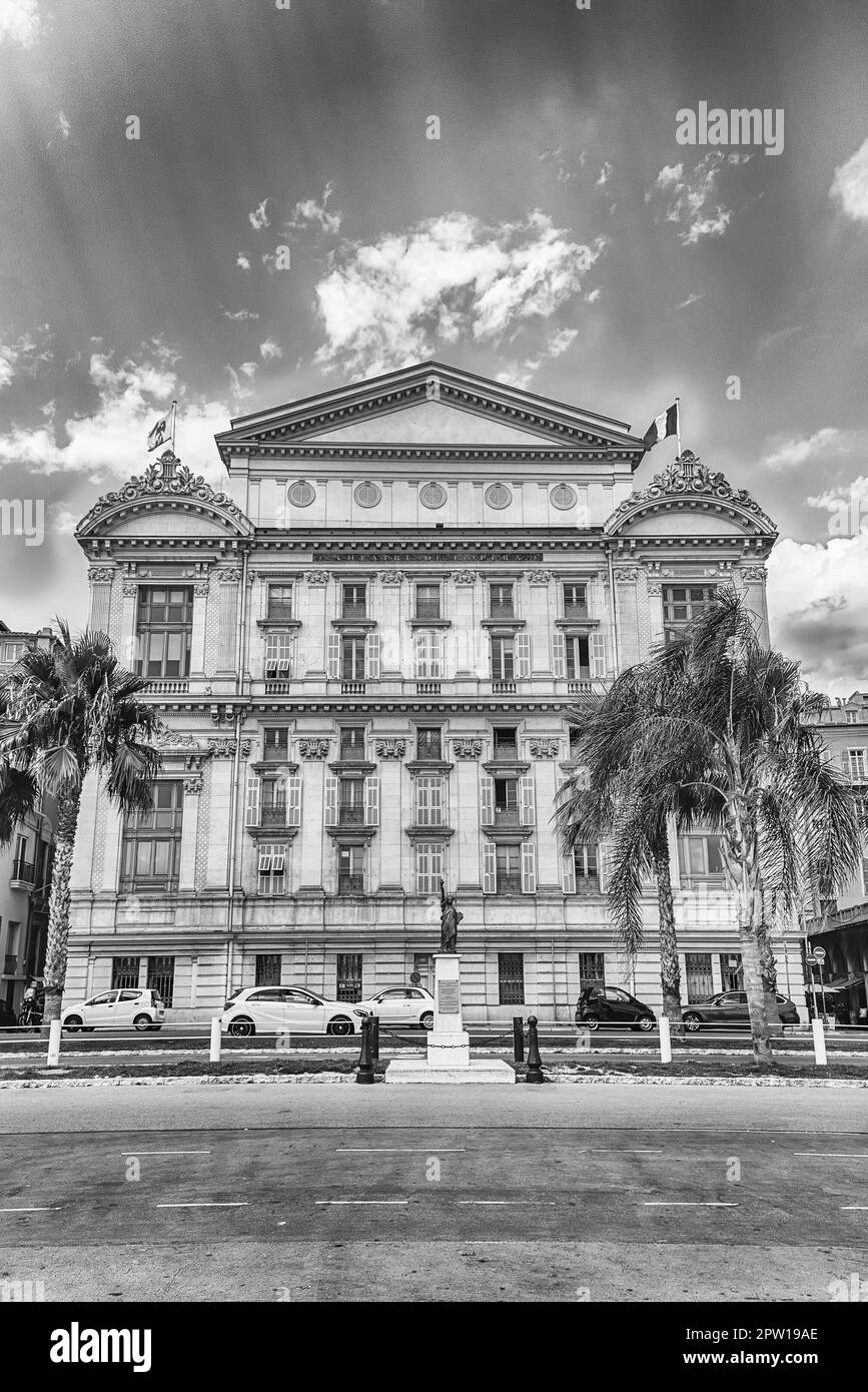 The opera house nice Black and White Stock Photos & Images - Alamy
