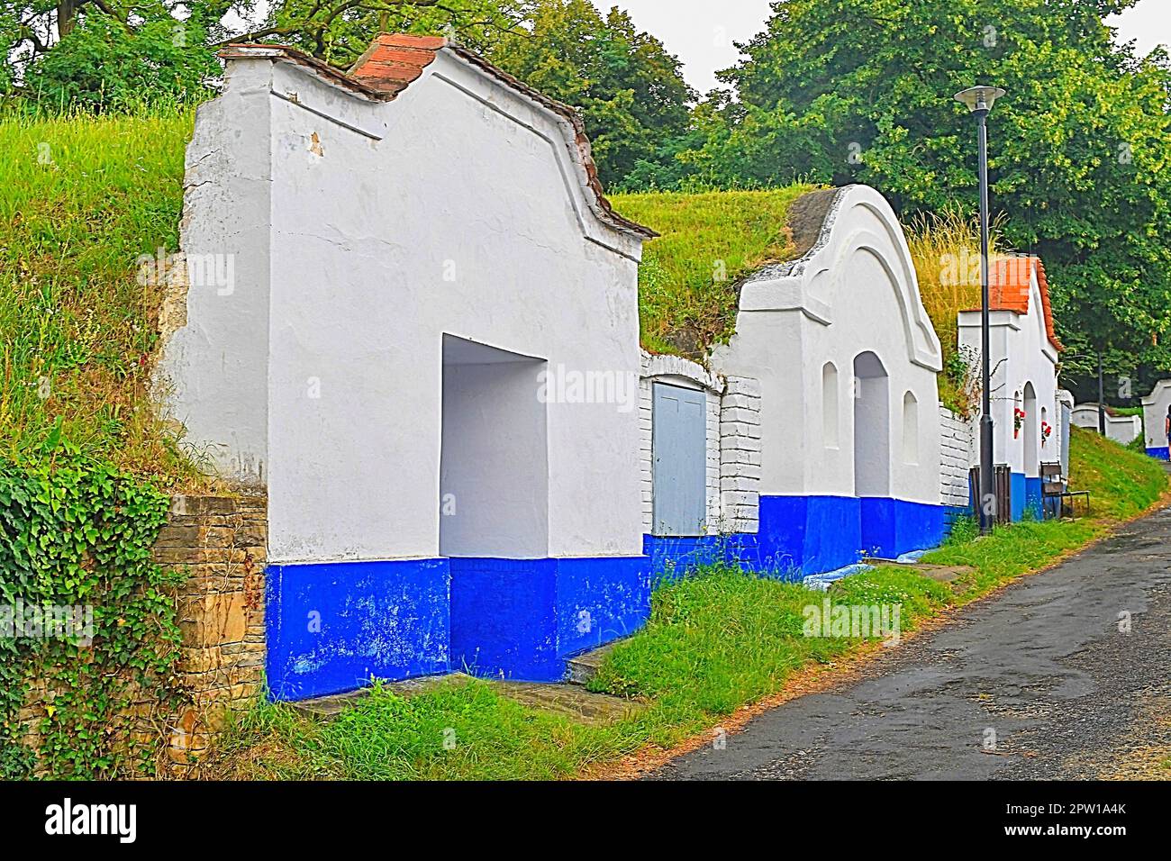 Traditional Wine Cellars - Plze, Petrov, Czech Republic, Europe. Wine ...