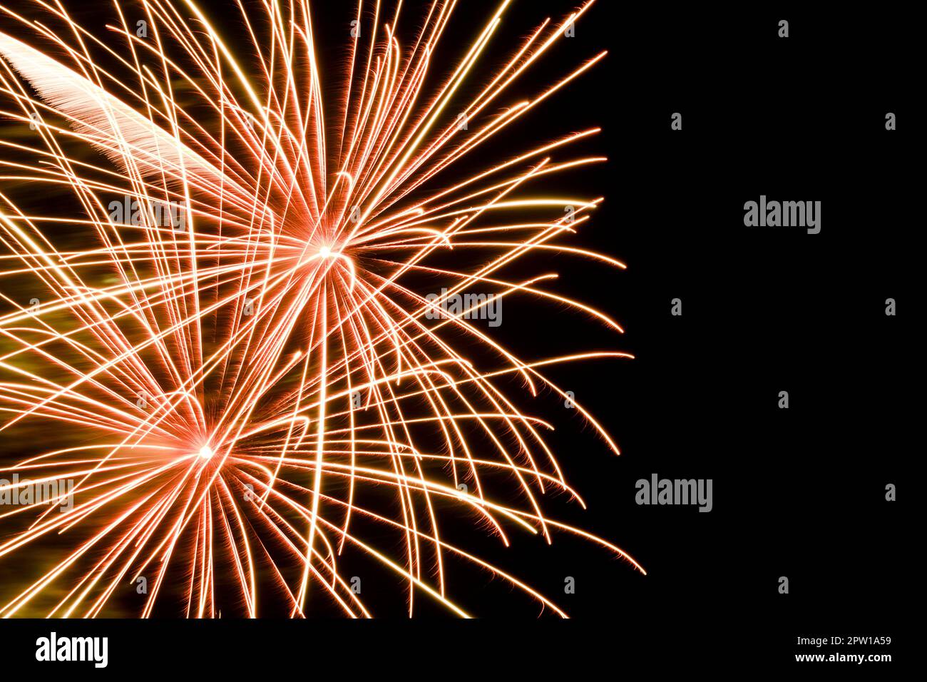 Firework background with free space for text Stock Photo - Alamy