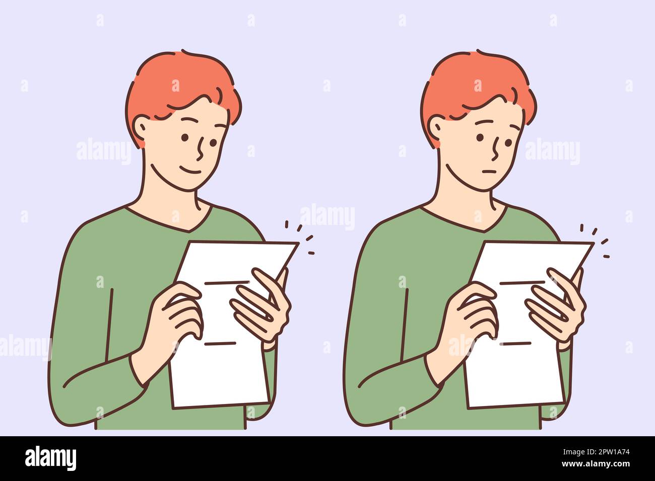 Smiling and unhappy vector emotional happy man hi-res stock photography ...