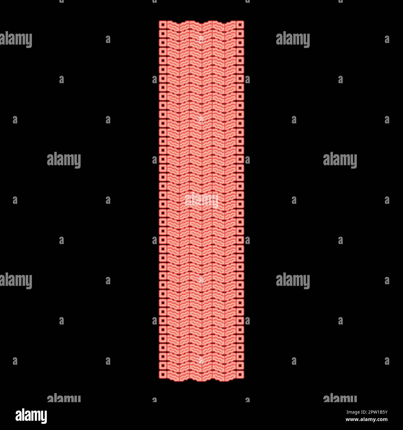 Neon tire track Print of wheel automobile tyres Imprint car red color ...