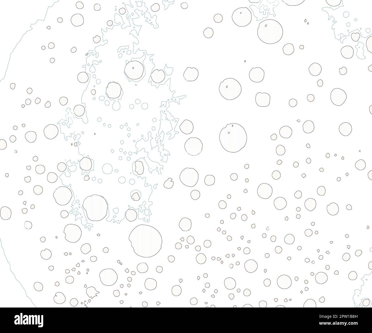 Abstract Bubbles outlines as a background Stock Photo - Alamy