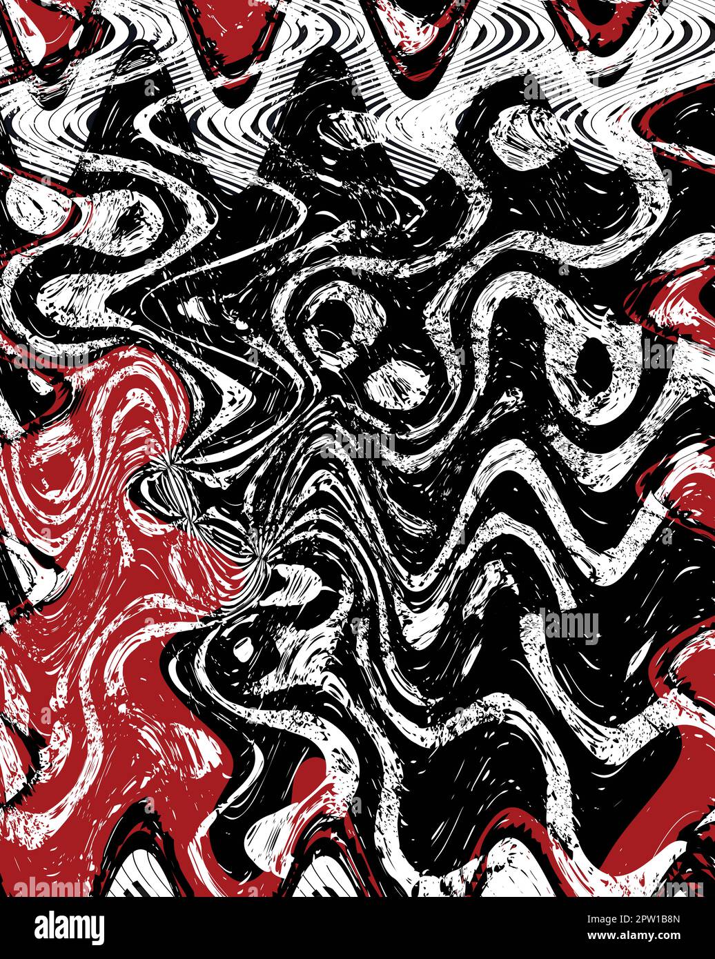 A red and black twirl style abstract background Stock Photo - Alamy