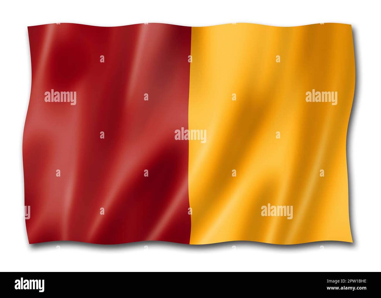 Rome city waving flag, Italy. 3D illustration Stock Photo - Alamy