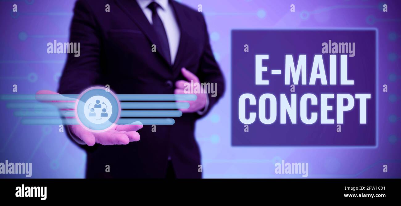 Text sign showing E Mail Concept, Business concept sequence of ...