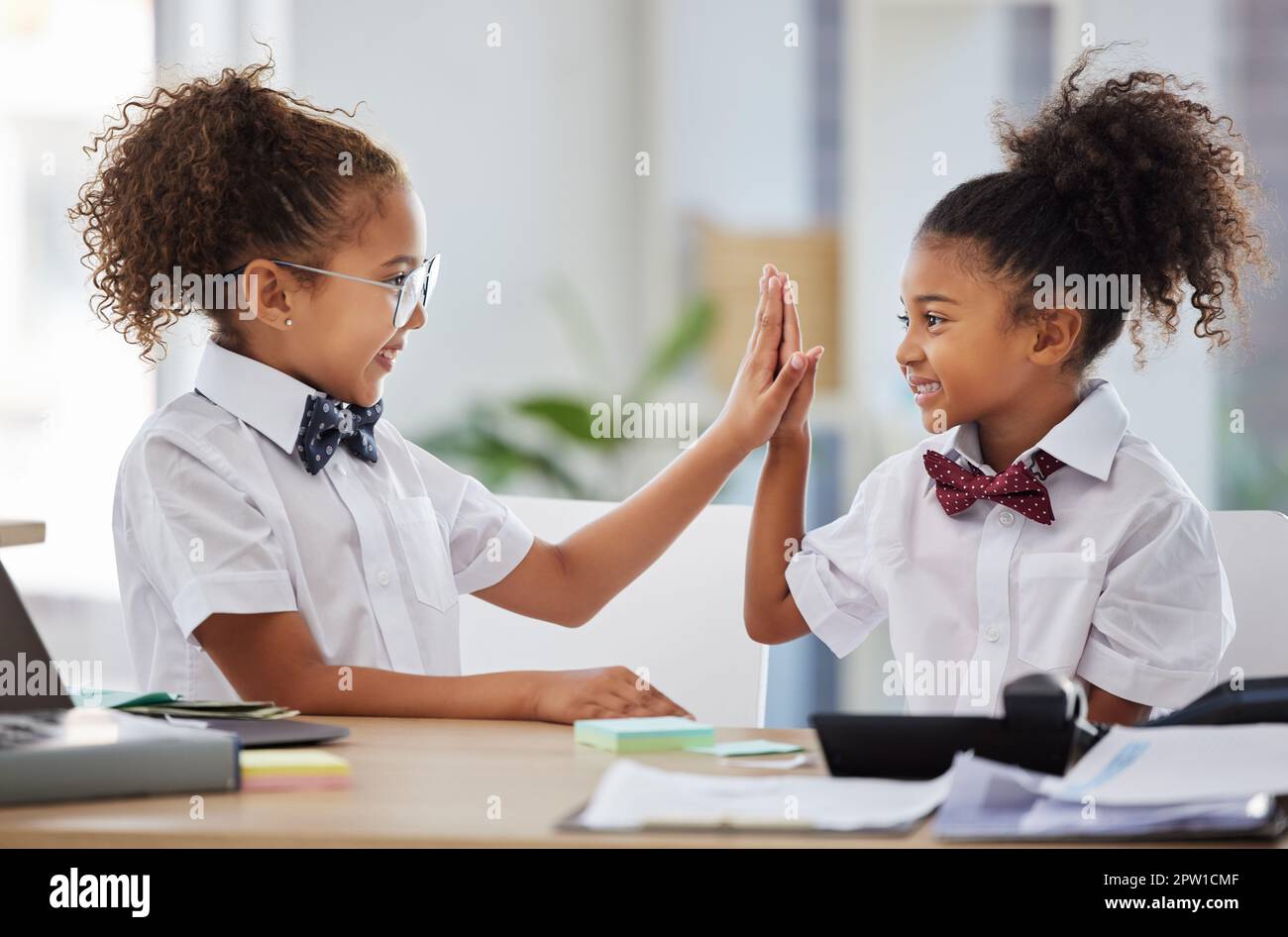 Two Babies High Five