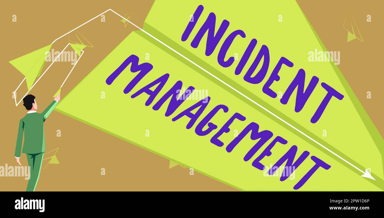Inspiration showing sign Incident Management, Business approach Process ...