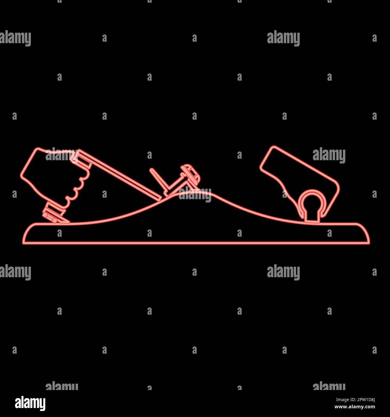 Carpenter using plane on Stock Vector Images - Alamy