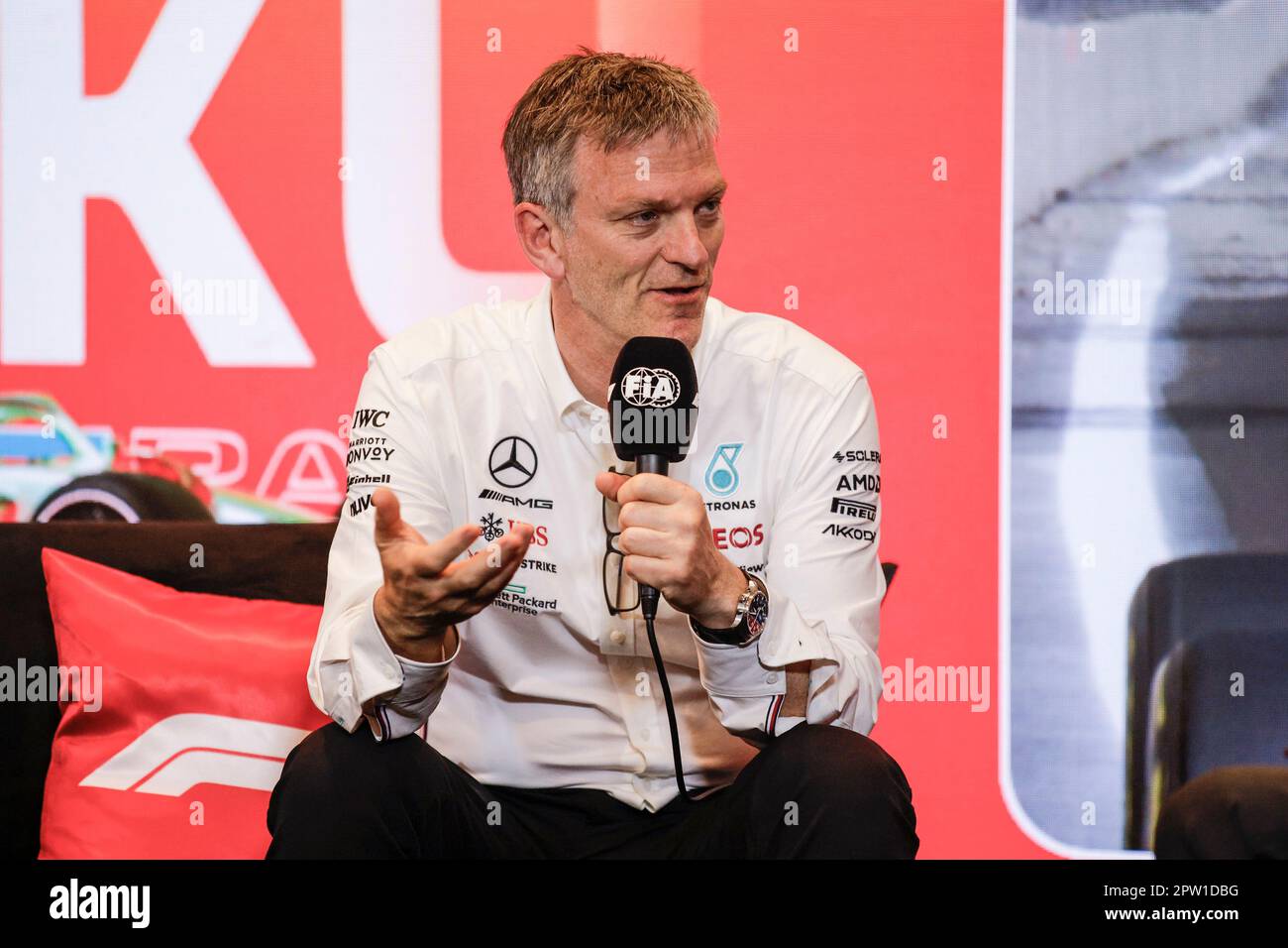 THOMAS Rob, Chief Operating Officer of Mercedes AMG F1 Team, portrait ...