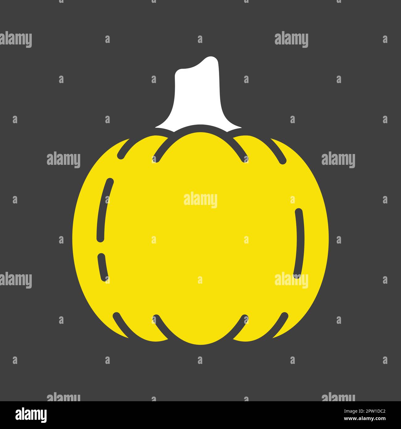 Pumpkin isolated vector glyph icon. Vegetable sign Stock Vector Image ...