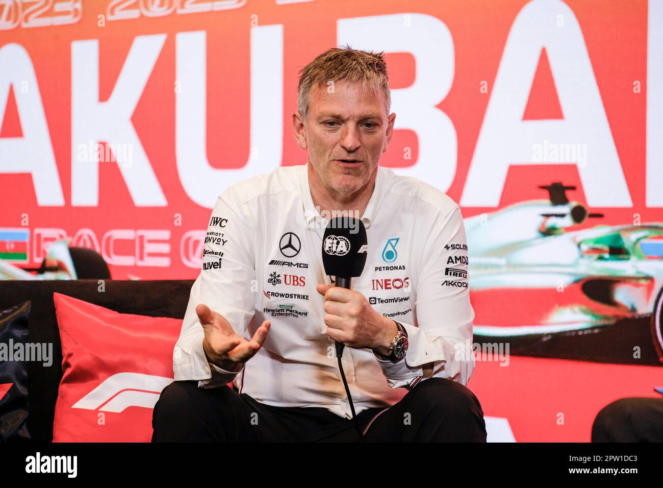 THOMAS Rob, Chief Operating Officer of Mercedes AMG F1 Team, portrait ...