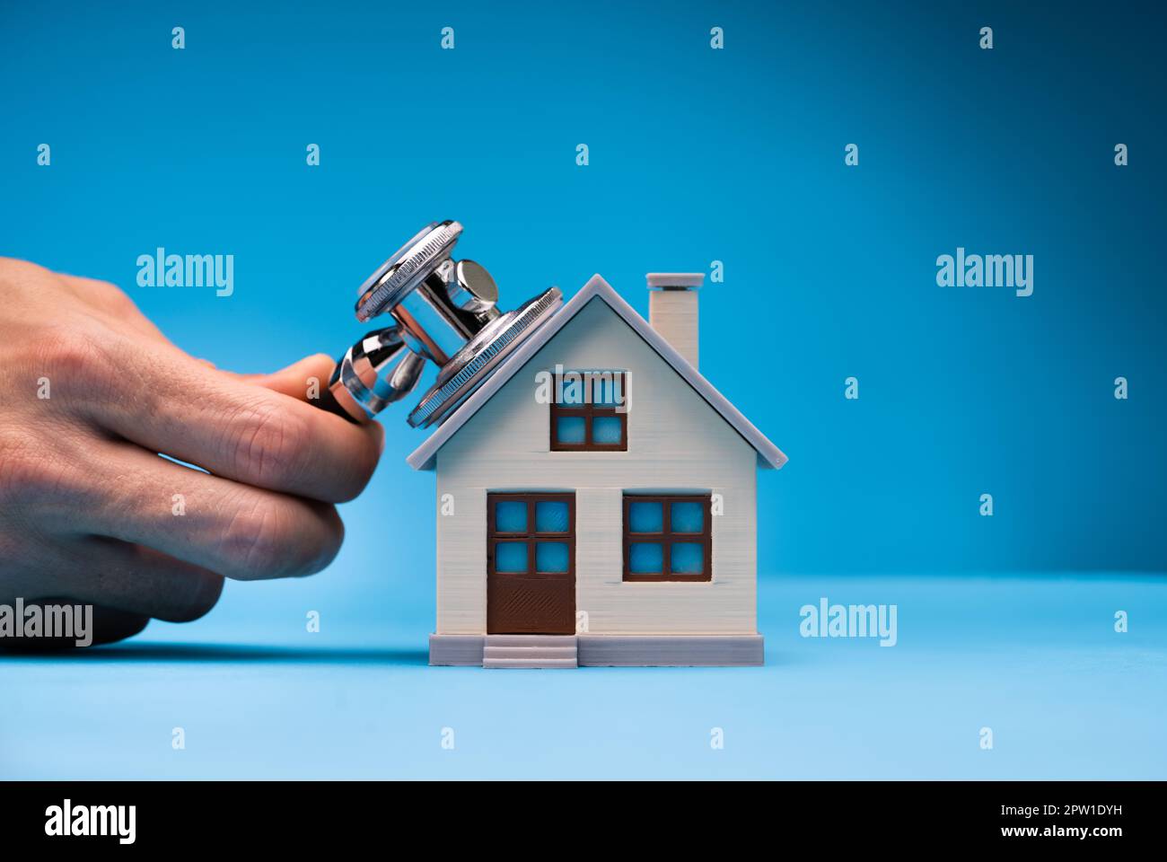 Doctor Doing Homecare Inspection. House Property Check Stock Photo - Alamy