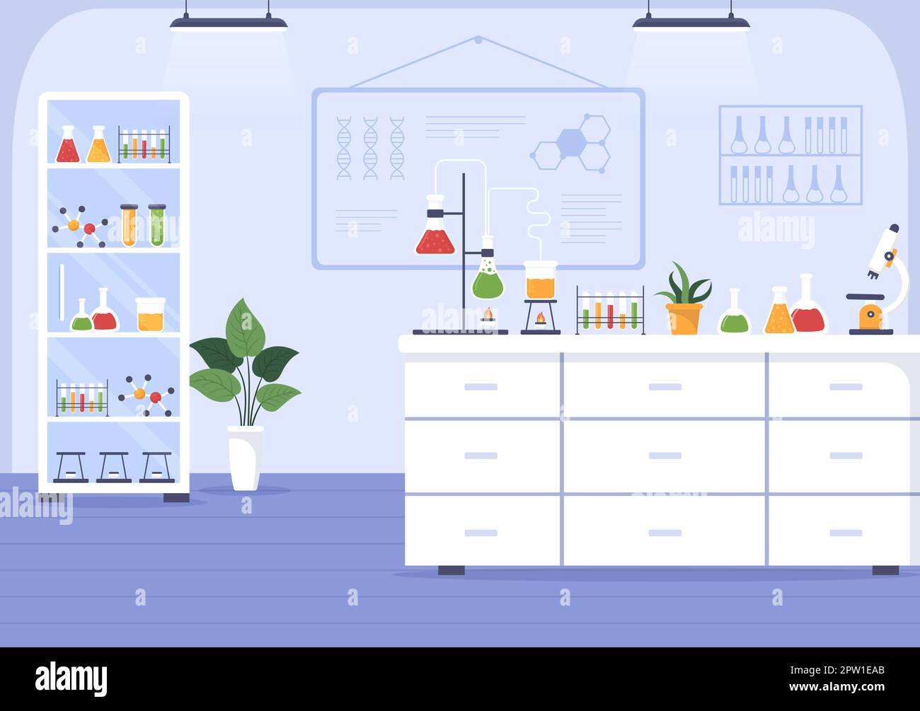 Laboratorium with Conducting Research Scientific, Experimentation and ...