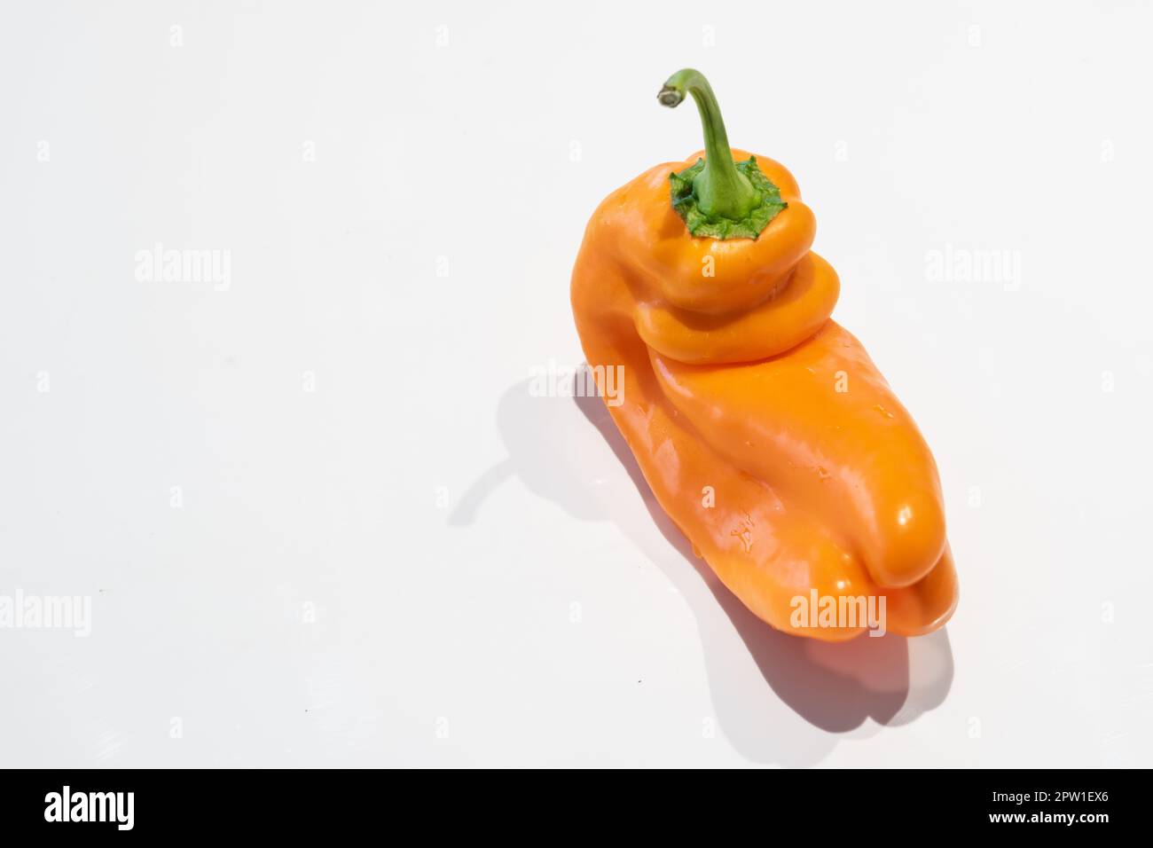 Capsicum unusually shaped isolated on white Stock Photo - Alamy