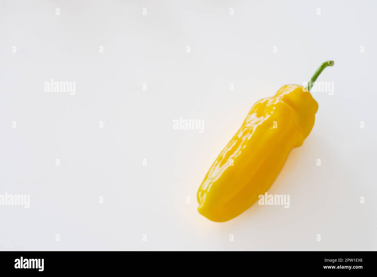 Capsicum unusually shaped isolated on white Stock Photo - Alamy