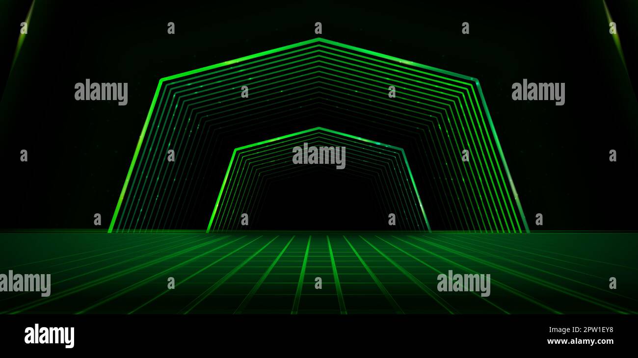 vector illustration of abstract polygonal backgrounds with lights for ...