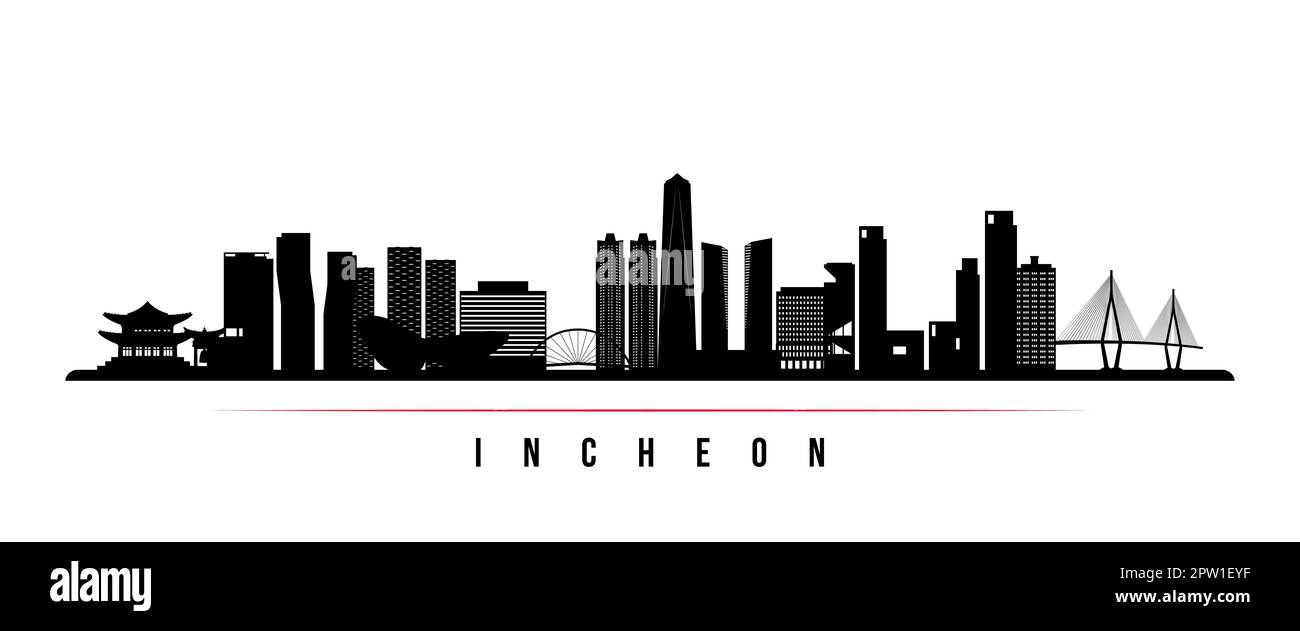Incheon outline hi-res stock photography and images - Alamy