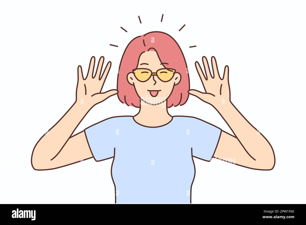 Hilarious expression Stock Vector Images - Alamy