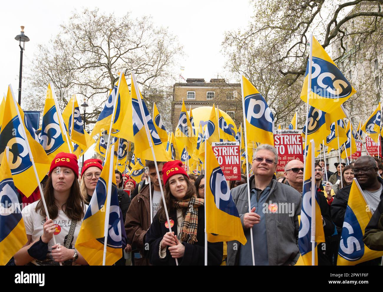 Public services industrial action strikes unions hi-res stock ...