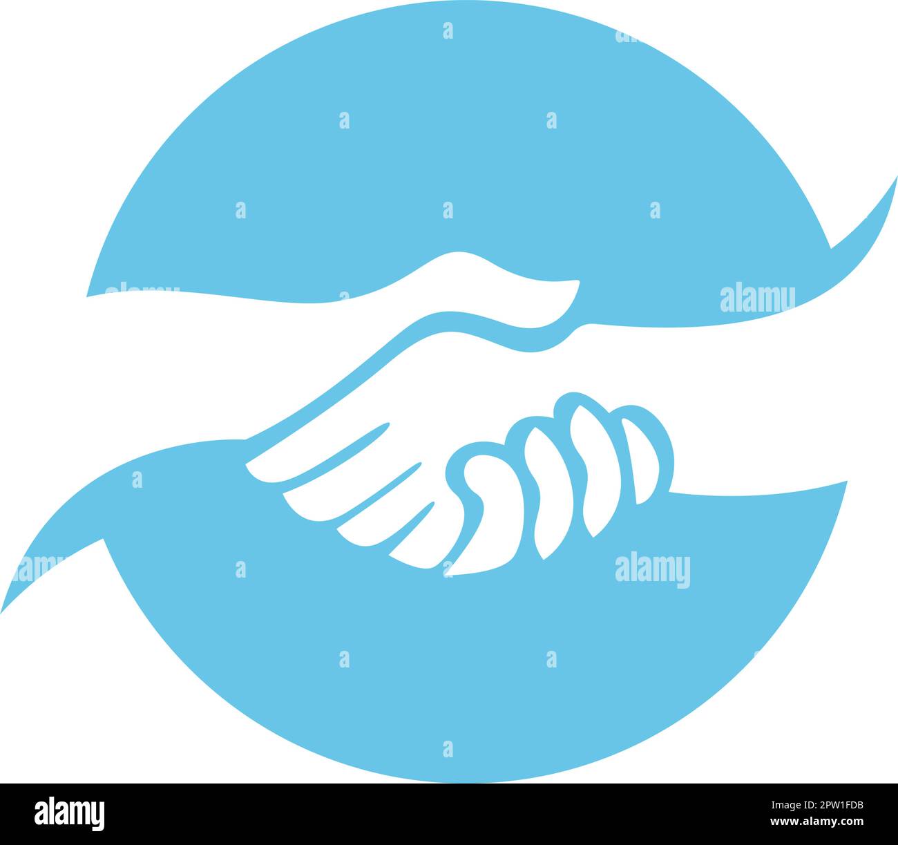 Handshake logo hi-res stock photography and images - Alamy