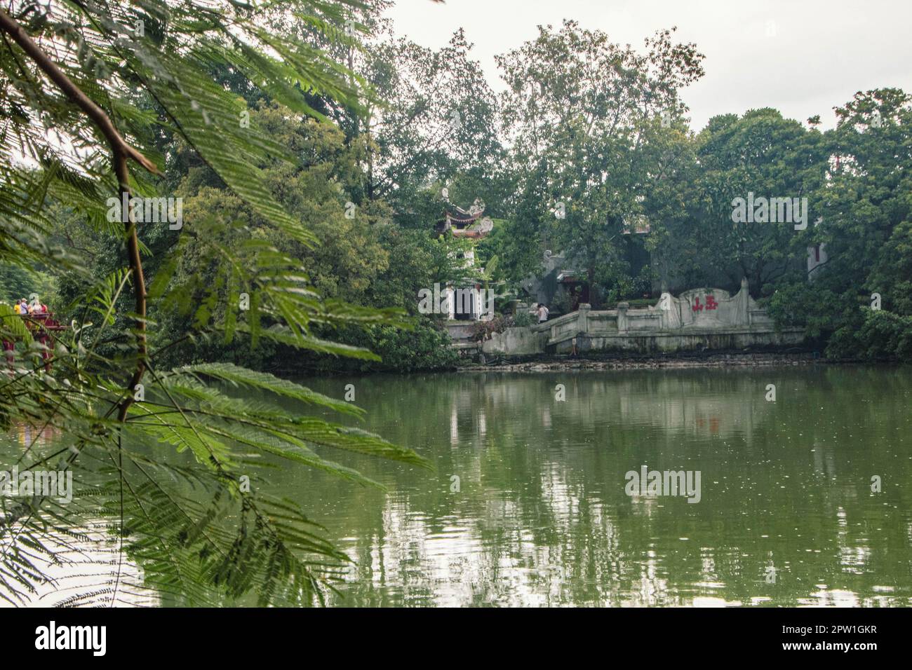Hoan Kiem lake at Hanoi also known as “Sword Lake,” Stock Photo - Alamy