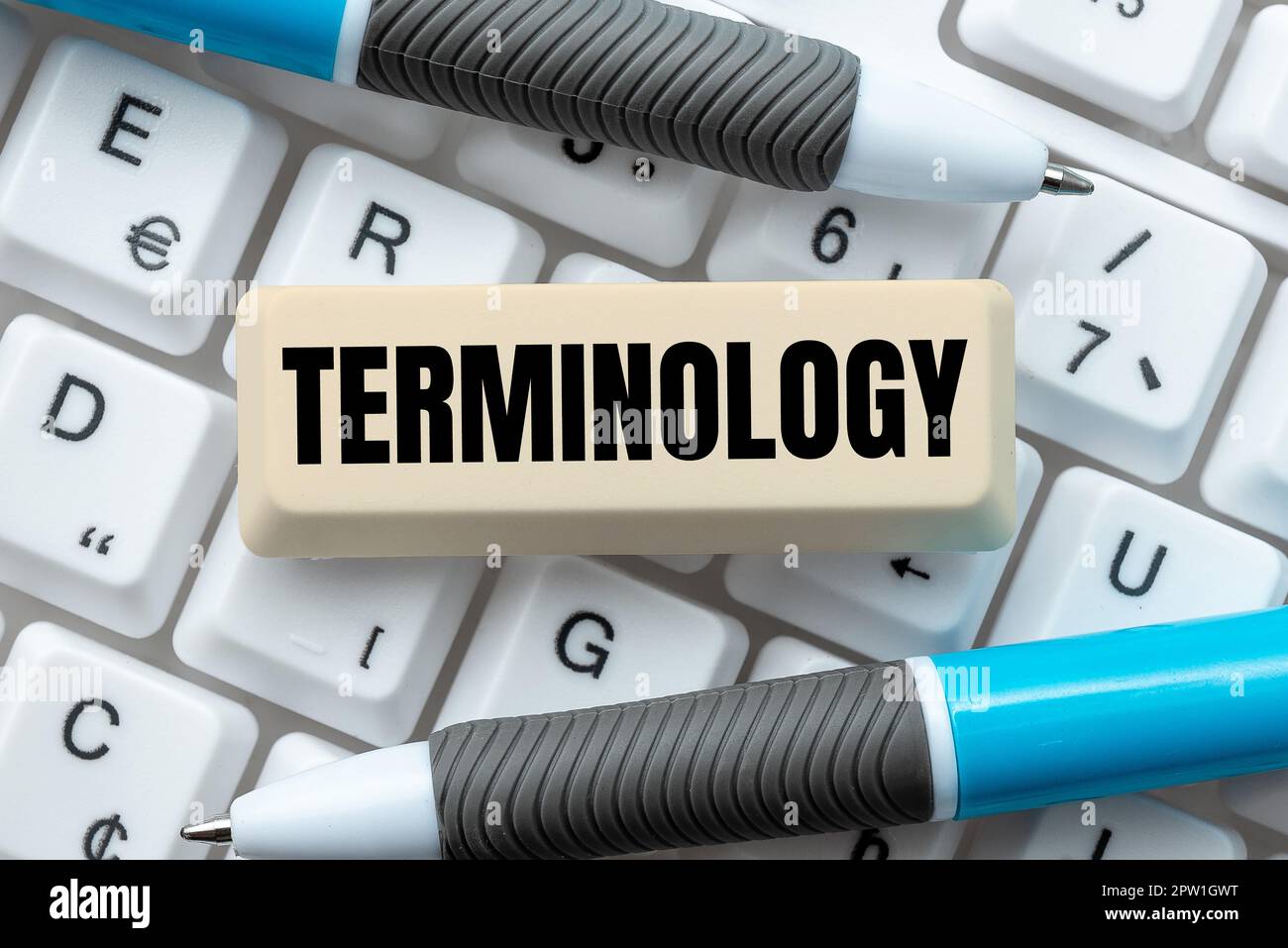 Sign displaying Terminology, Word for Terms used with particular ...