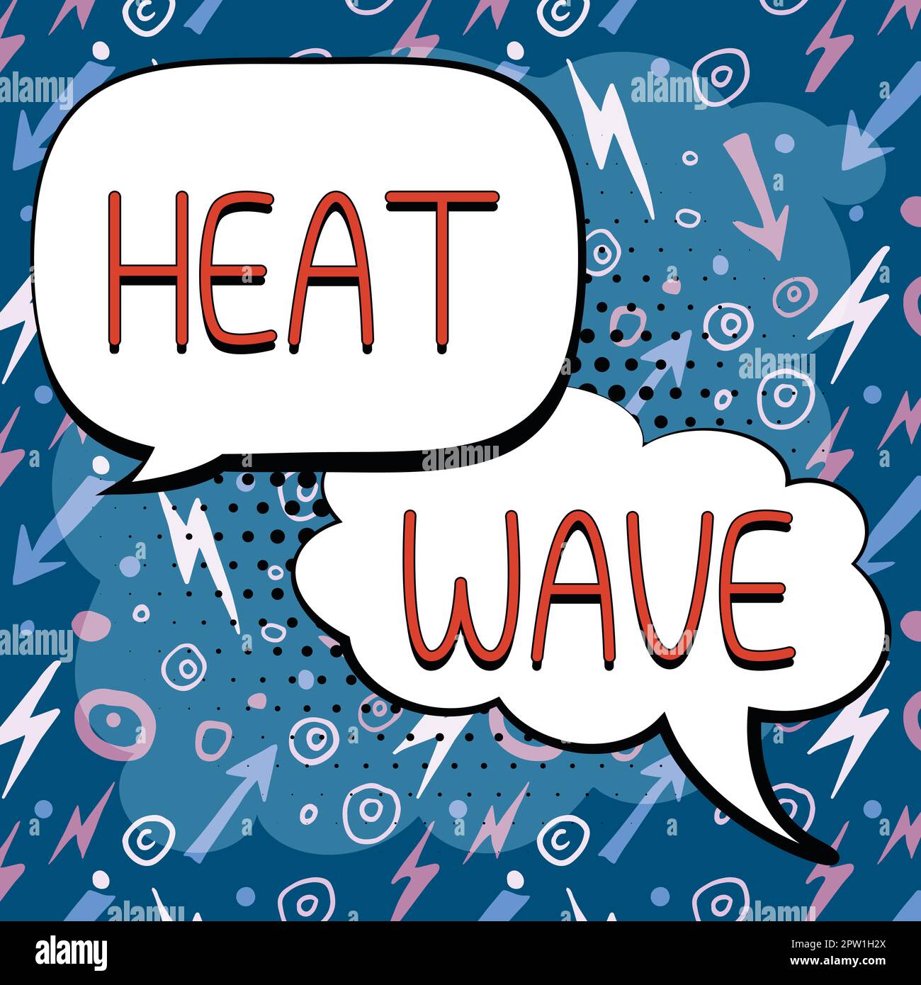 Conceptual display Heat Wave, Conceptual photo a prolonged period of ...