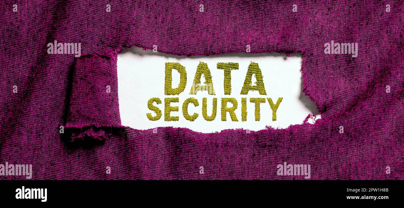 Inspiration showing sign Data Security, Conceptual photo ...