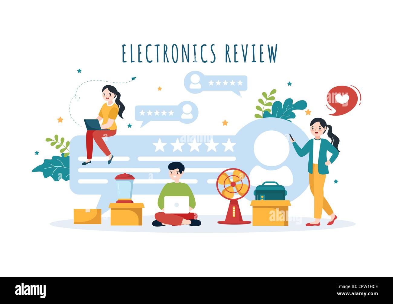 Electronics Review with Customer Rating Quality of Service or ...