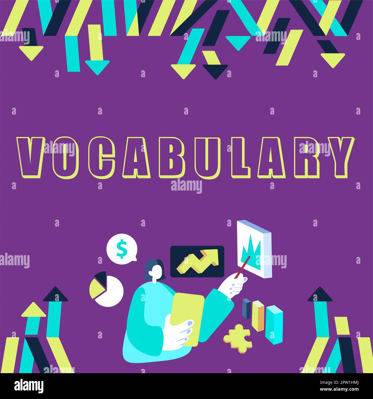 Text showing inspiration Vocabulary, Business approach collection of ...