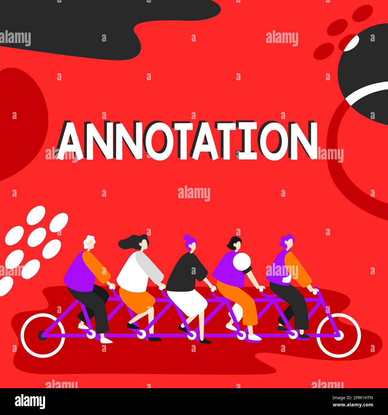 Text Caption Presenting Annotation Internet Concept Note Added By Way