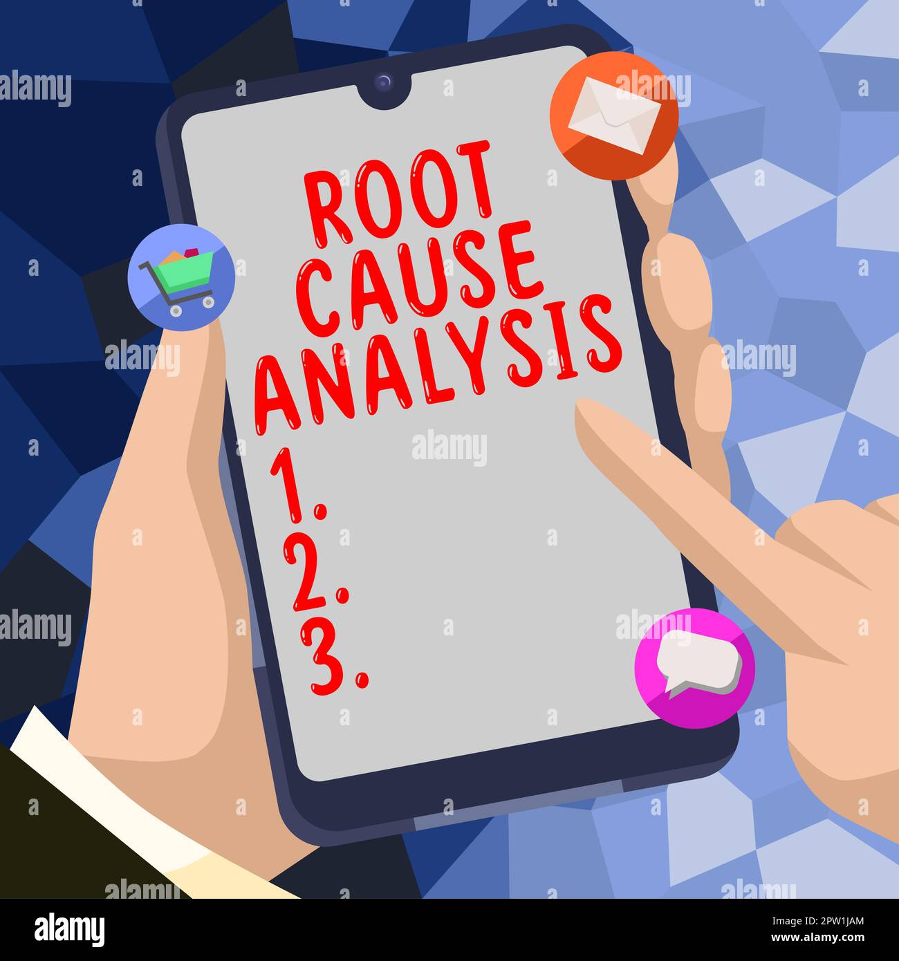 Inspiration showing sign Root Cause Analysis, Concept meaning Method of Problem Solving Identify ...