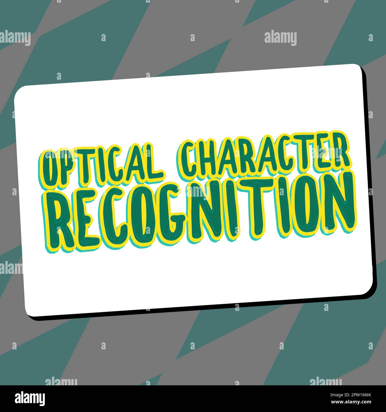 Conceptual display Optical Character Recognition, Concept meaning the ...