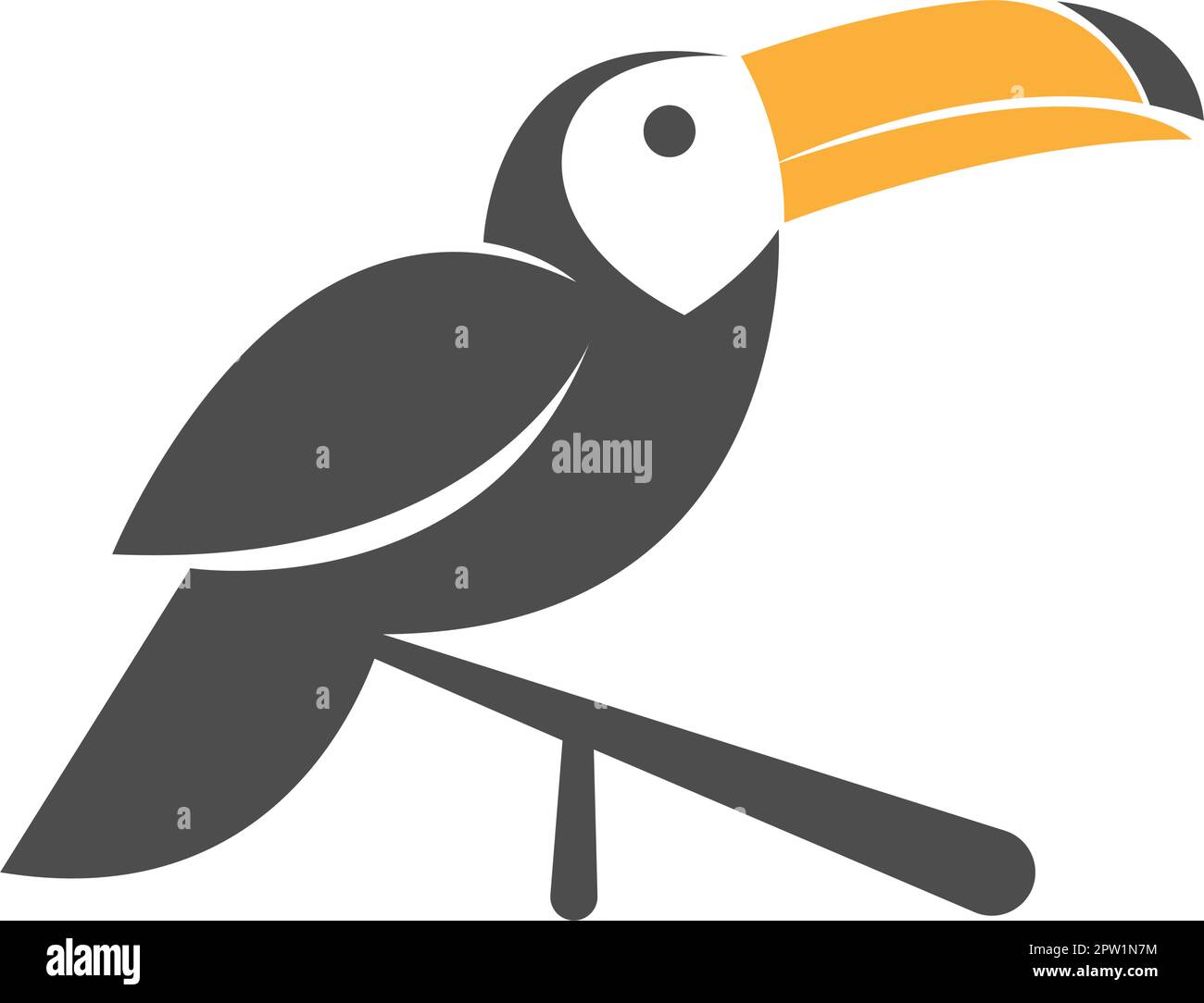 Toco Toucan logo icon design illustration Stock Vector Image & Art - Alamy