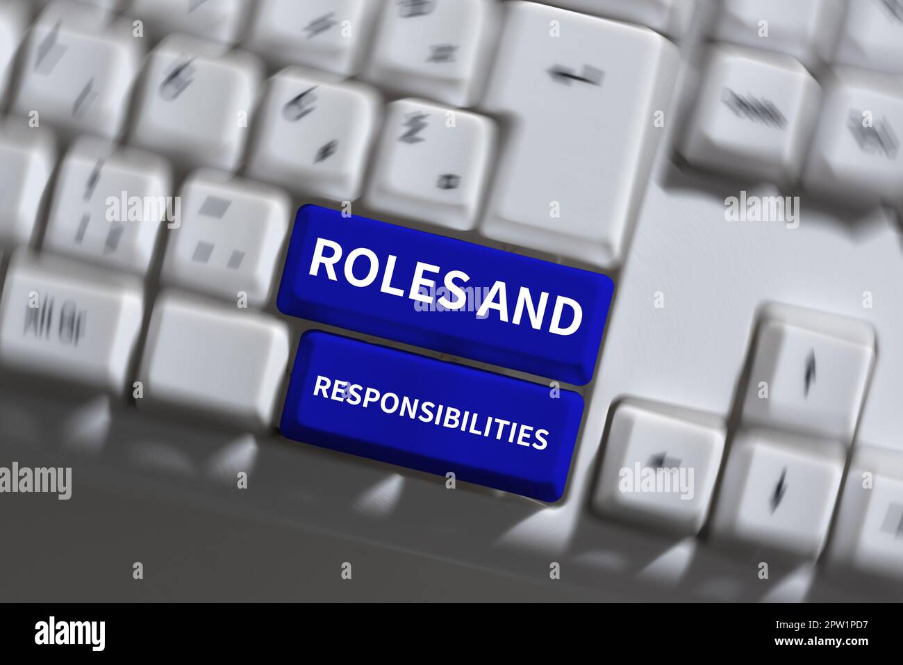 Text sign showing Roles And Responsibilities, Word for Business ...