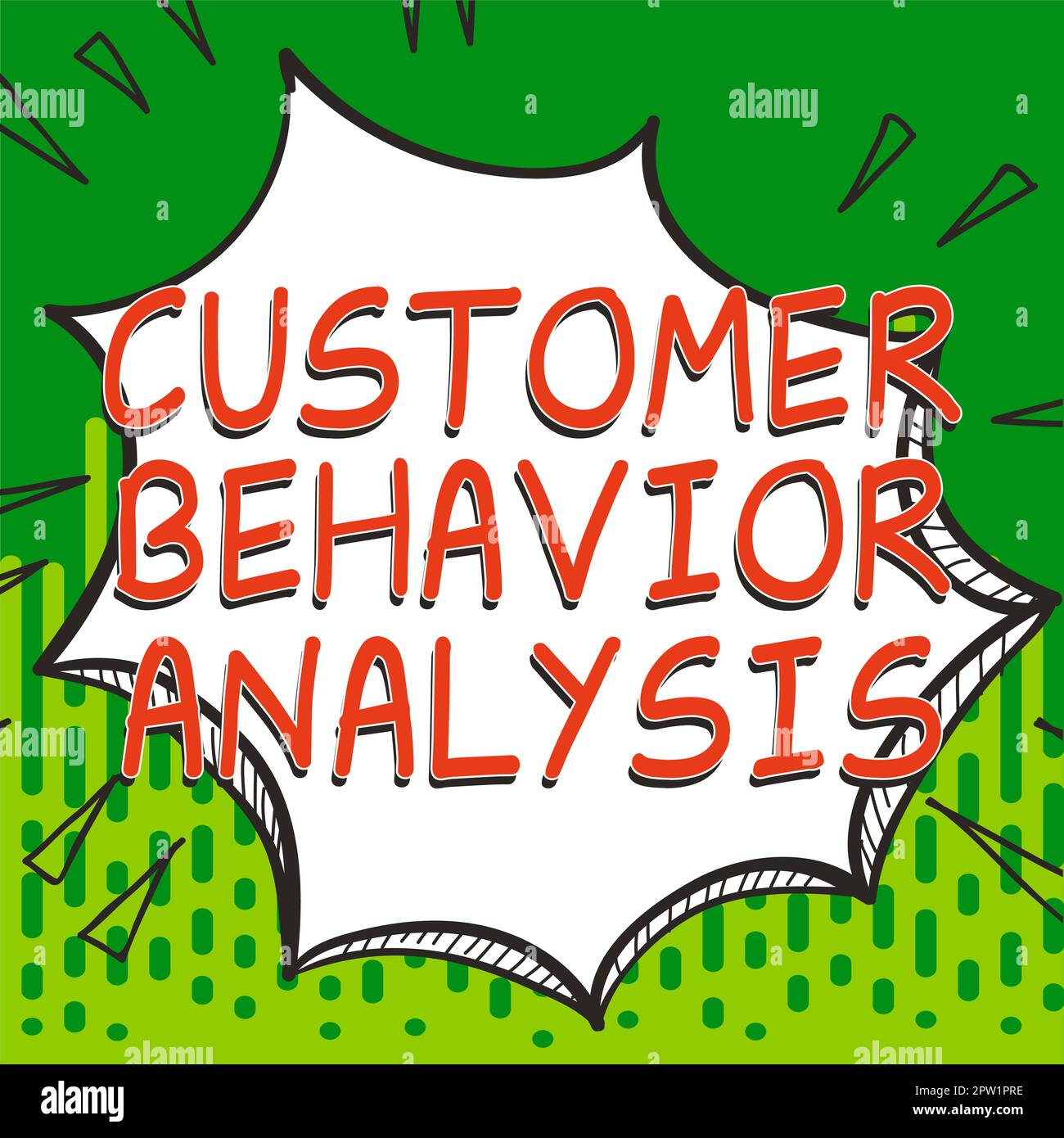 Text caption presenting Customer Behavior Analysis, Business overview ...