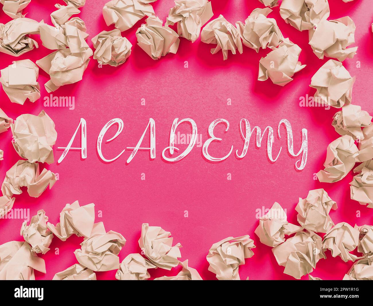 Text showing inspiration Academy, Word Written on where students can go ...